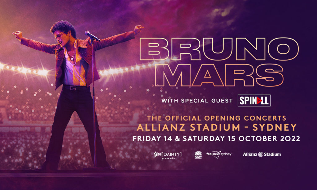 Bruno Mars Australia Tour | Event Tickets & Info